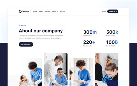 Enterprise SaaS Webflow Template Techbit X BRIX Templates