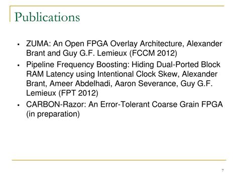 Ppt Coarse And Fine Grain Programmable Overlay Architectures For Fpgas Powerpoint Presentation