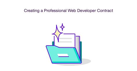 Creating A Professional Web Developer Contract Checklist And Templates