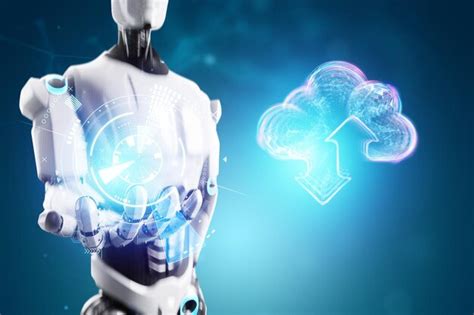 Premium Photo Artificial Intelligence Technology For Cloud Computing Machine Learning On Big