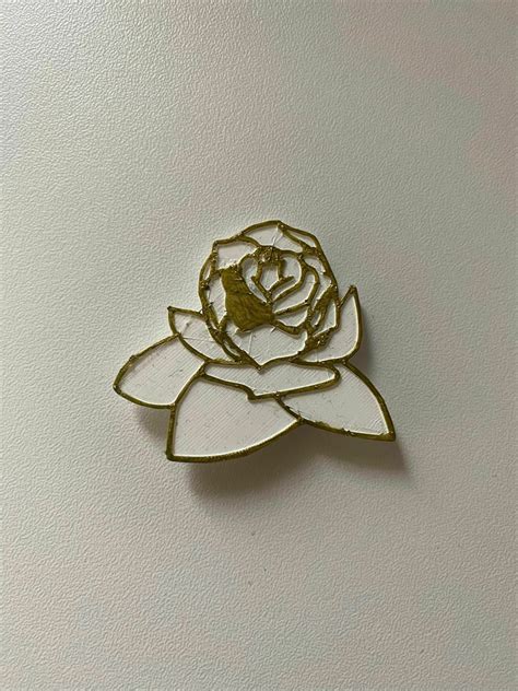3d Printing Rose Pin・cults