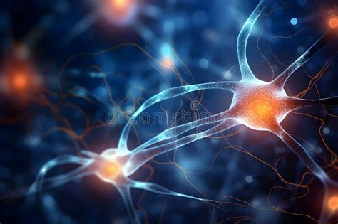 Science Concept Neuronal Links New Networks Forming In Different