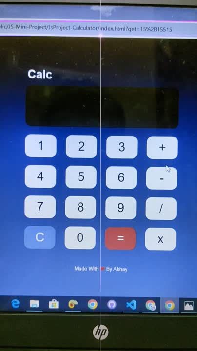 My Mini Project On Javascript Html And Css Abhay Patil Posted On