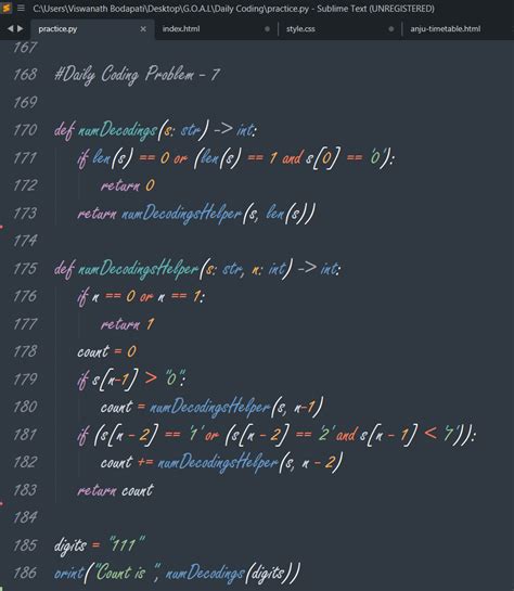 Daily Coding Problem Problem 7 Hard21922 By Viswanath