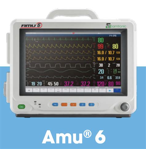 Monitor Multiparamétrico Santronic Amu 6 Portal Do Médico
