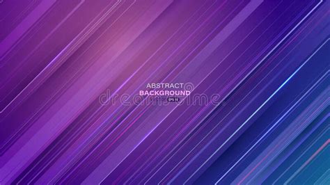 Abstract Line Curve And Circle Shape Overlap On Blue Gradient Background Stock Vector