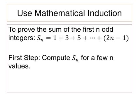 ppt mathematical induction powerpoint presentation free download