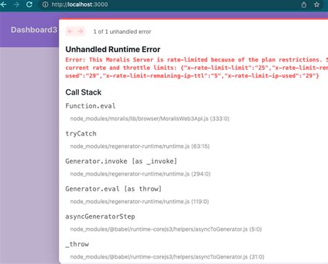 Error This Moralis Server Is Rate Limited Moralis General