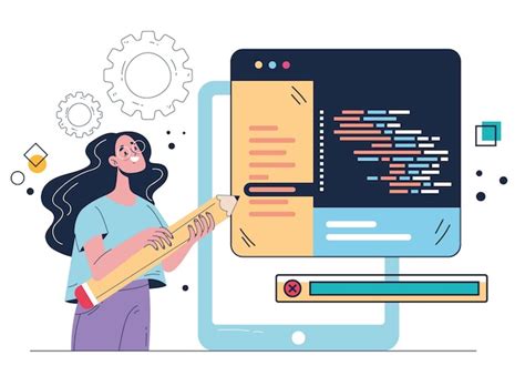 Programa De Código De Software Código De Desenvolvedor De Negócios Web