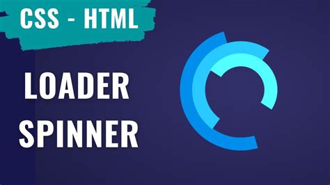 Html Css Loading Spinner Youtube