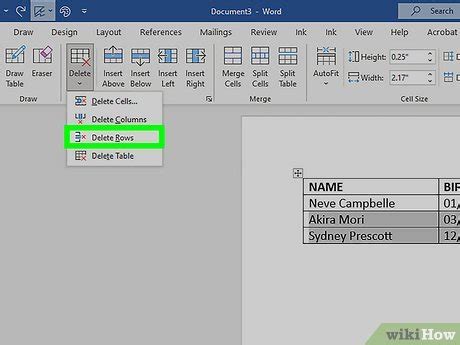 How To Add Another Row In Microsoft Word Steps With Pictures