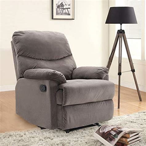 Hometown Radcliffe Fabric Single Seater Recliner In Mocha Colour Amazon In Home Kitchen