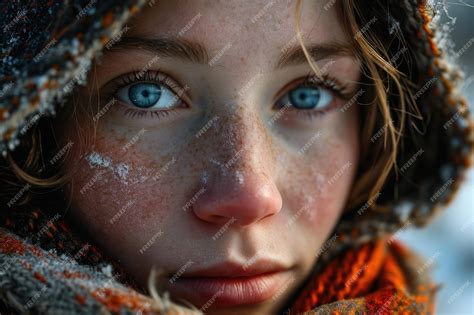 Premium Photo Russian Beautiful Young Girl Portrait Of A Young Woman Natural Beauty Of A