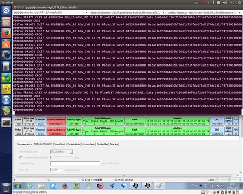 基于hackrf的低功耗蓝牙btle Packet Snifferscanner