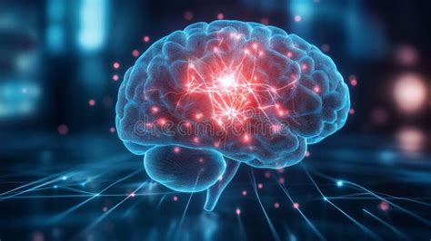 Human Brain Activity Complex Neural Network Artificial Intelligence Concept 3d Rendering
