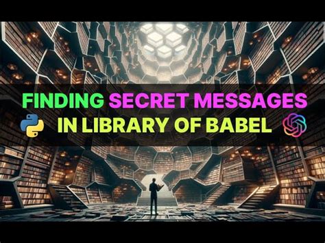 Free Video Using Python To Search And Analyze Text In Library Of Babel