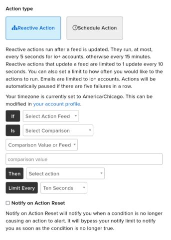 Adafruit IO New Actions Features Adafruit Industries Makers Hackers Artists Designers