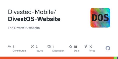 GitHub Divested Mobile DivestOS Website The DivestOS Website