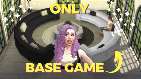 Sims 4 Curved Couch Tutorial Base Game No Cc 2 Versions With Tool Mod And No Tool Mod Em