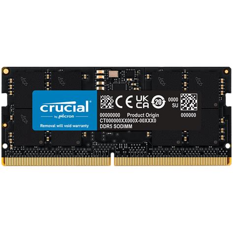 16gb Ram Crucial So Dimm Ddr5 Cl46 5600mhz Raiontech