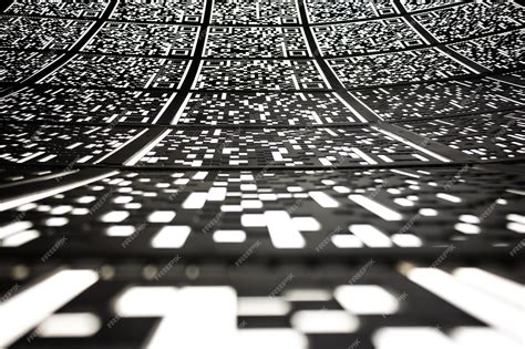 Premium Photo Abstract Qr Code Background Abbreviated From Quick Response Code
