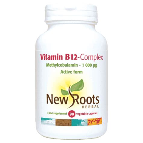 New Roots Herbal Vitamin B12 Complex 90 Capsules