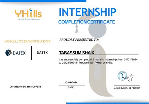 Hello Everyone Thrilled To Share That I Have Successfully Completed My