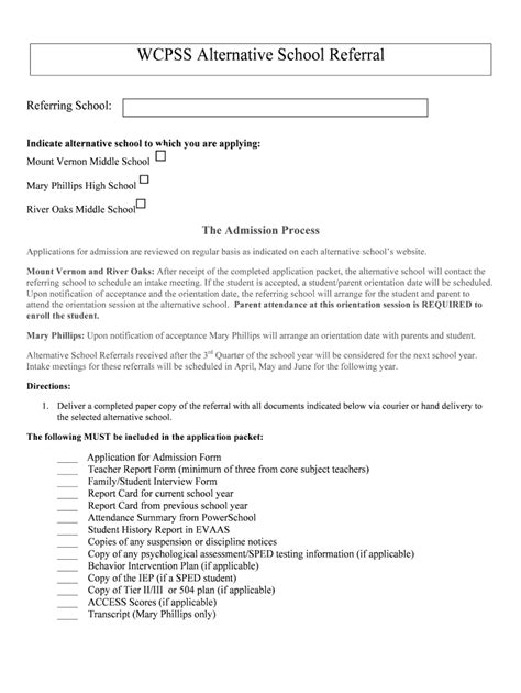 fillable online wcpss app application header revised 2 doc fax email