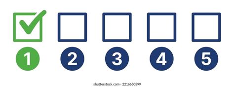636 Numbers Checkboxes Images Stock Photos Vectors Shutterstock