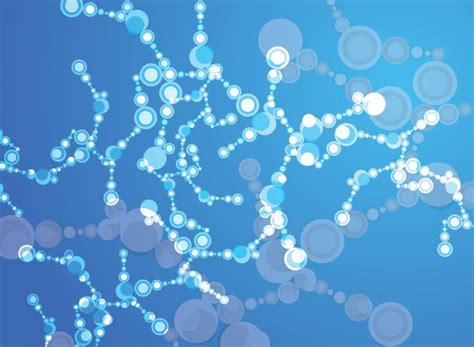 Molecular Structure Dna Atom Neurons Science Vector Image