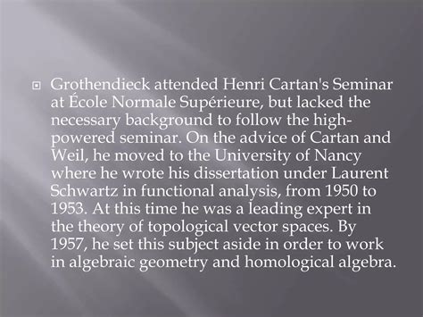 Alexander Grothendieck Pptx