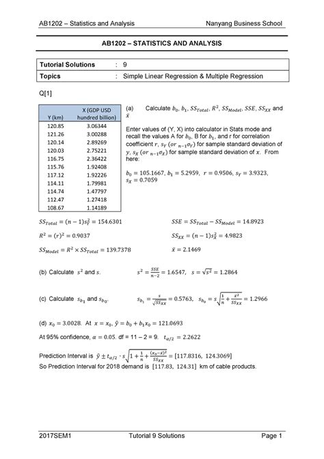 ab1202 2017 s1 tutorial 09 solution 2017 0720 ab1202 statistics and