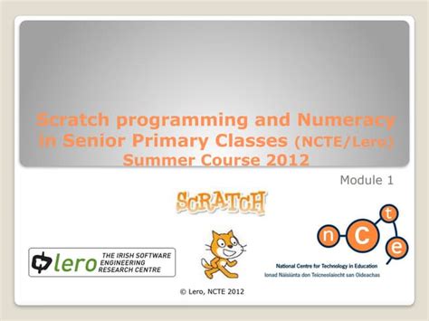 scratch programming and numeracy in senior primary classes pptx