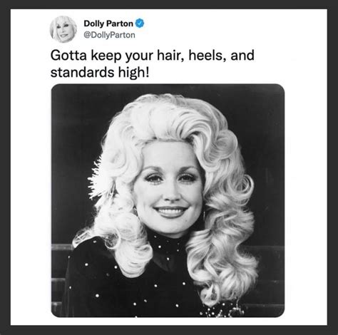 The Female Quotient On Linkedin Dolly Knows Best Keep Those Standards