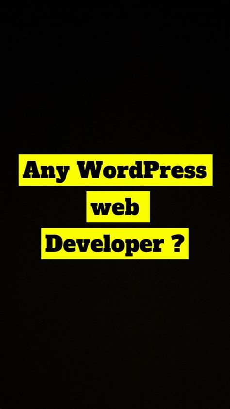Praveen Kabdal On Linkedin Urgent Requirement Of Wordpress Webdeveloper