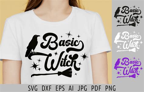 Basic Witch Svg Halloween Svg Retro Svg Graphic By Julias Digital