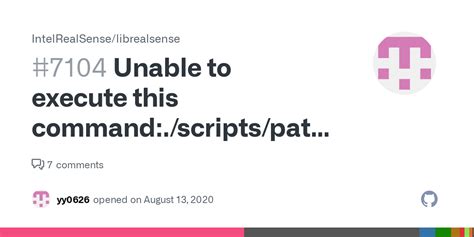 Unable To Execute This Command Scripts Patch Realsense Ubuntu Lts Sh Issue