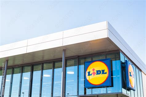 LIDL Supermarket Chain Brand Logo Stock Photo Adobe Stock