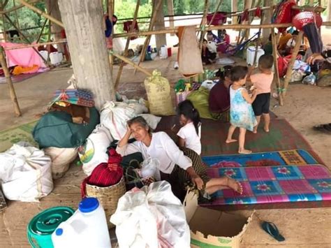 ကျေးသီးစစ်ဘေးရှောင်စခန်းထိ သေနတ်သံကြားနေရသဖြင့် စစ်ရှောင်များ စိုးရိမ်ထိတ်လန့်နေ သျှမ်းသံတော်ဆင့်