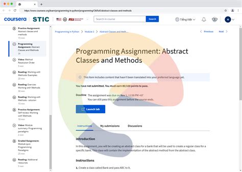 Programming Assignment Abstract Classes And Methods Module 3