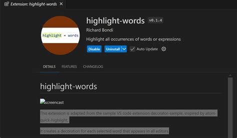vs code 插件 highlight words vscode代码高亮插件 csdn博客