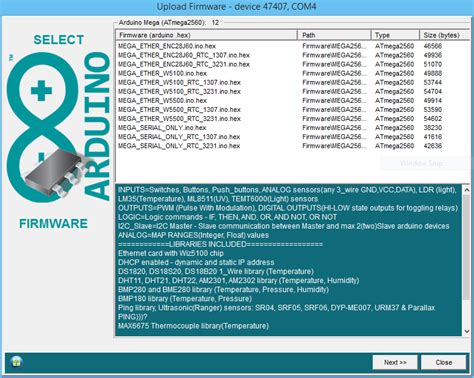 Update Firmware
