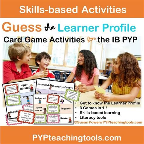 Ib Pyp Learner Profile Activity Guess The Attributes Bingo Games