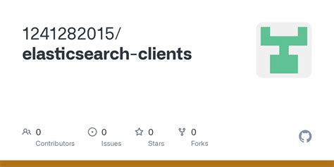 github 1241282015 elasticsearch clients