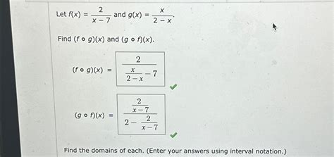 Solved Let F X X And G X X XFind F G X And Chegg