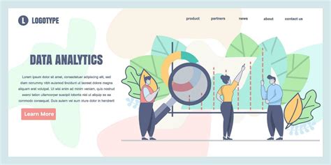 vector web site design template data analytics dashboard and business