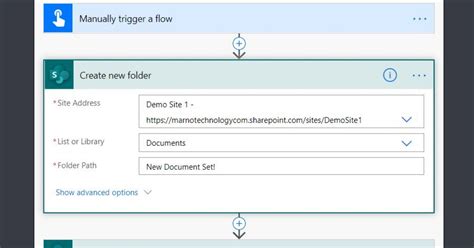 use power automate to create a document set the easy way