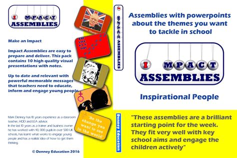 Assembly Packs For Secondary Schools — School Assembly Ideas