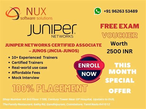 Juniper Networks Certified Associate Junos Nux Solutions