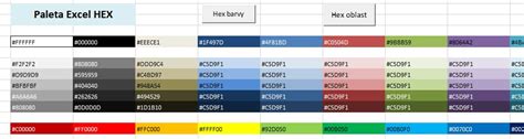 Barvy Rgb Hex ÄŤĂ­slo Excel Vba Školení Konzultace